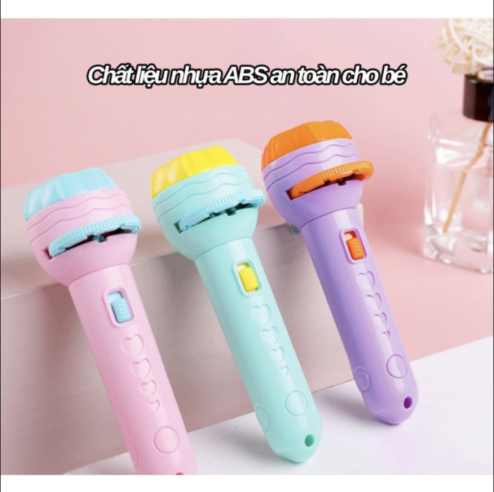 Đèn Pin Chiếu Hình 3D Cho Bé - Gồm 10 Thẻ, 80 Hình Ảnh, Đã Kèm Pin ...