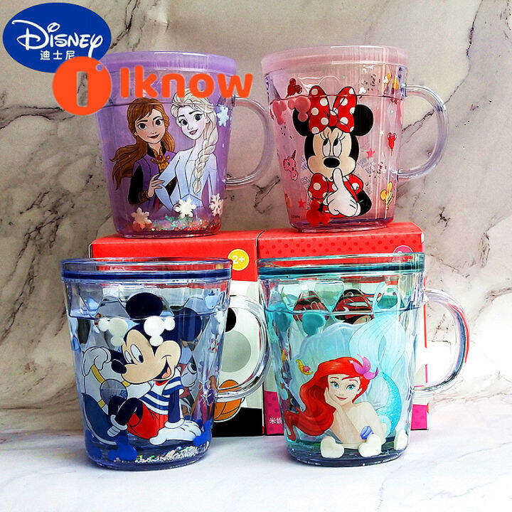 I Know Frozen Little Mermaid Ariel แก้วน้ำเย็นแก้วน้ำพลาสติกแก้วมิกกี้ ...