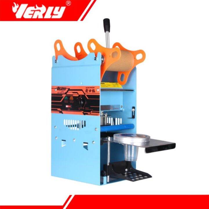 Verly Capper Manual Cup Sealing Sealer Machine Plastic Paper Bubble Tea ...