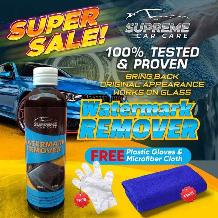 SET OF 2 Supreme Car Care Watermark Acid Rain Remover 250 ML | Lazada PH