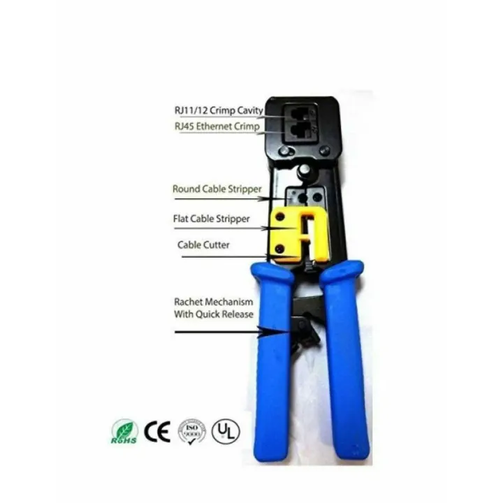 Ez Rj45 Ez Rj45 Crimper Crimping Tool For Passthrough Passthru Rj45 ...