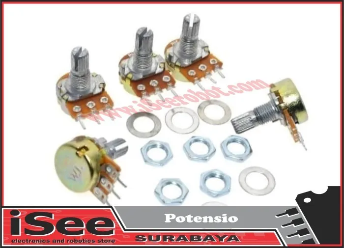 Potensiometer 500k Linear potensio meter B500k 500 K Ohm Top quality ...