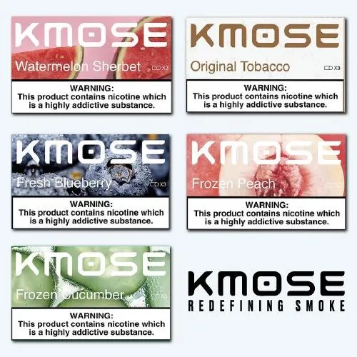 KMOSE Pods WATERMELON SHERBERT, FRESH BLUEBERRY, FROZEN CUCUMBER ...