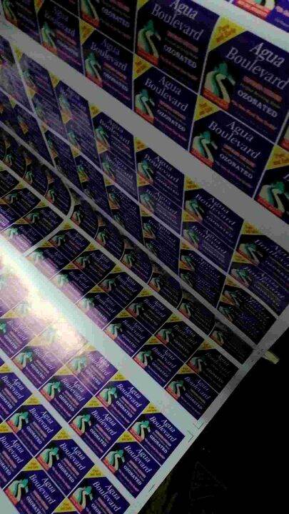 WATER REFILLING STATION SLIM GALLON STICKER WATERPROOF (100pcs/set ...