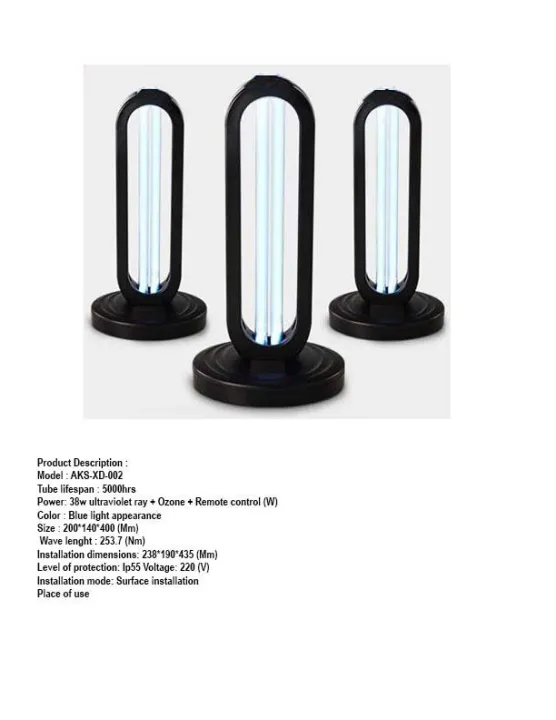UV & Ozone Disinfectant Lamp | Lazada PH