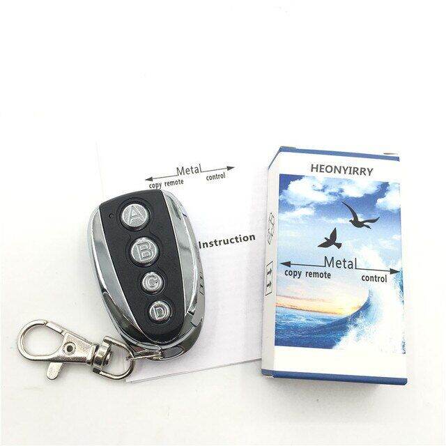 Universal Abcd Key Remote Control 433.92mhz Garage Rolling Channel 4 ...