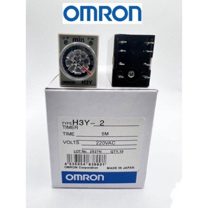 Timer H3Y2 H3Y4 h3y-4 h3y-2 12vdc 24vdc 220vac 5s 10s 30s 5m 10m 30m 60m ราคาไม่รวมซ็อกเก็ต ขา ...