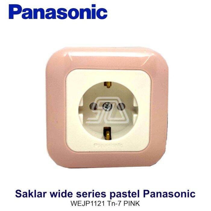 Panasonic Stop Kontak CP WEJP1121 TN-7 PINK Pastel Pink WIDE SERIES ...