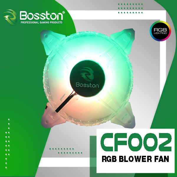 Bosston CF002 Rgb Blower Fan | Lazada PH