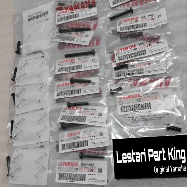 BAUT BLOK CALTER CRANKCASE SET KANAN DAN KIRI ATAU BAUT BAK KALTER RX KING ASLI ORI ORIGINAL ...