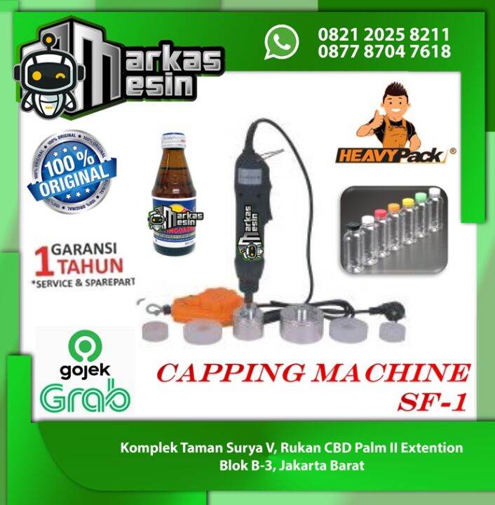 Mesin Capping Penutup botol Manual SF-1 HEAVYPACK | Lazada Indonesia