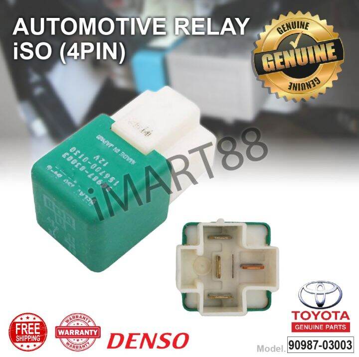 Original Denso Aircond Cooler Relay 90987 03003 Multi-Purpose High ...