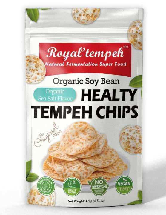 Healthy Tempeh Chips made with ORGANIC Soy Bean!! - by Royal' tempeh ...