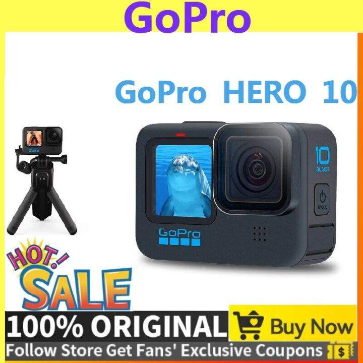 [COD]Gopro HERO 10 Black Underwater Action Camera วิดีโอ5.3K60 4K,หมวกกันน็อค Sports Cam ภาพถ่าย ...