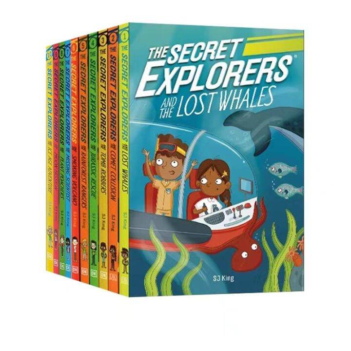 DK The Secret Explorers 10 Books Collection Set For Age 7-14 English ...