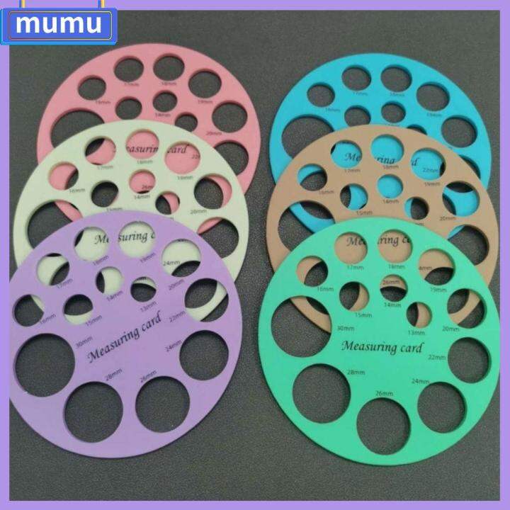 MUMU New Moms . Measuring Card Breast Pump Sizing Tool Circle Ruler ...