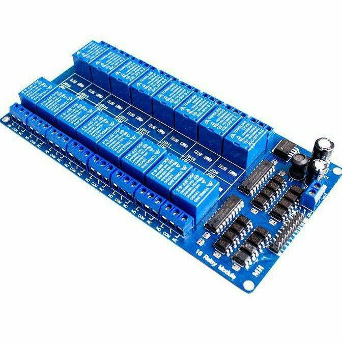 Relay Module 5V 12v 16CH (Channel) บอร์ดรีเลย์ 16ช่อง ส่งของทุกวัน ...