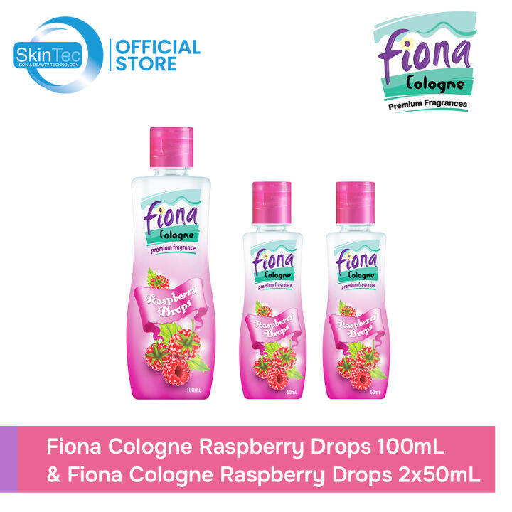Fiona Cologne Raspberry Flip Top 100ml + 2 pcs Raspberry Cologne Flip ...