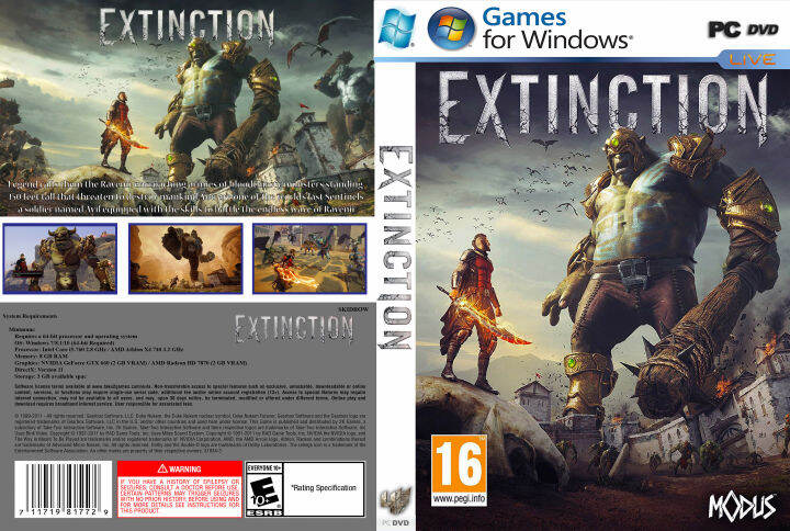 Extinction PC GAME [Offline INSTALLATION] | Lazada