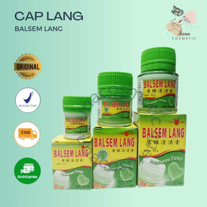 Cap Lang Balsem Lang / Obat Oles / Balsam / Pegal Linu | Lazada Indonesia