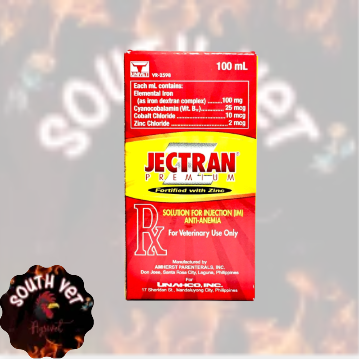 [SOUTH VET II] 1pc Univet Jectran Premium 100ml - Fortified with Zinc ...