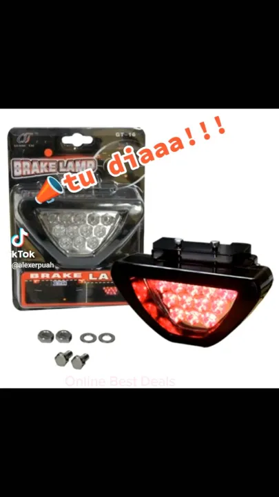 Lampu brake F1 style brake LED light lampu kelip kelip kereta car led ...