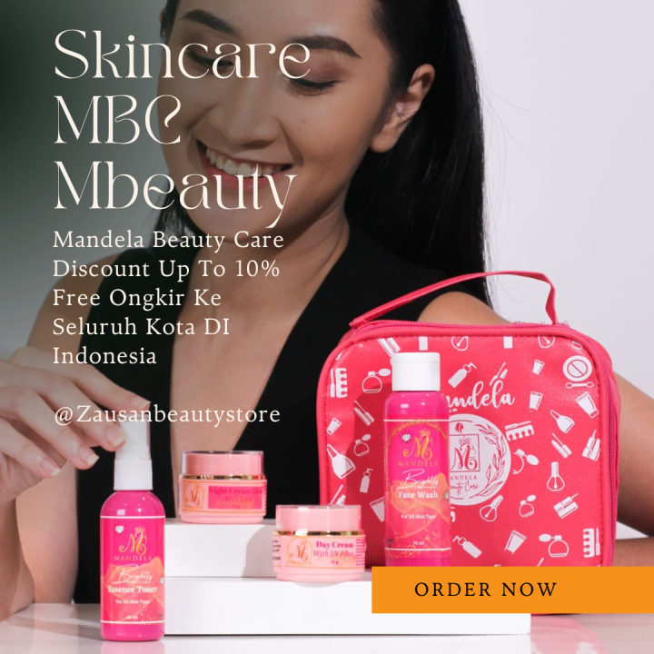 Skincare Whitening Bikin Glowing Paket Hemat MBC Beauty Mandela Beauty Care BPOM Free Pouch ...