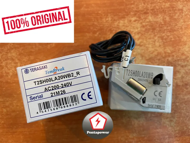 TERASAKI T2SH00LA20WB SHUNT TRIP S160SCF...E250SF, 240V | Lazada