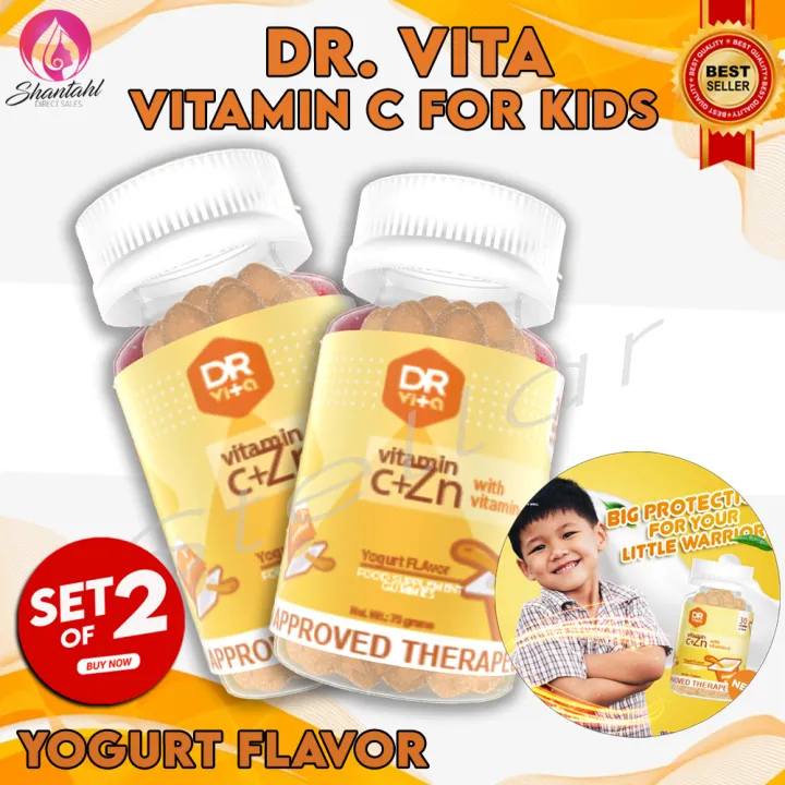 SET OF 2! New Arrival! Dr. Vita Vitamin C for Kids 1 Bottle (50 Gummies ...
