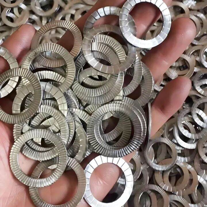 M8 M10 M12 M16 M20 Washer Lock Washers Stainless Steel Double-sided Wedge Lock Anti Loosening ...