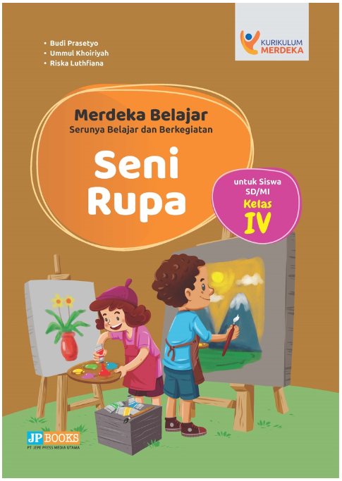 buku SENI RUPA kelas 4 SD/MI kurikulum merdeka 2022 JP Books | Lazada Indonesia