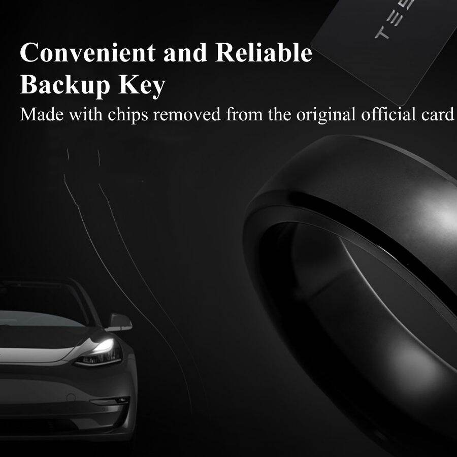 สำหรับ Tesla Smart Ring อุปกรณ์เสริมแหวนเซรามิคสำหรับรุ่น3รุ่น Y 2020 ...
