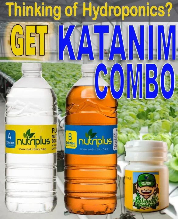Nutriplus Nutrient Solution with Katanim Seeds Combo | Lazada PH