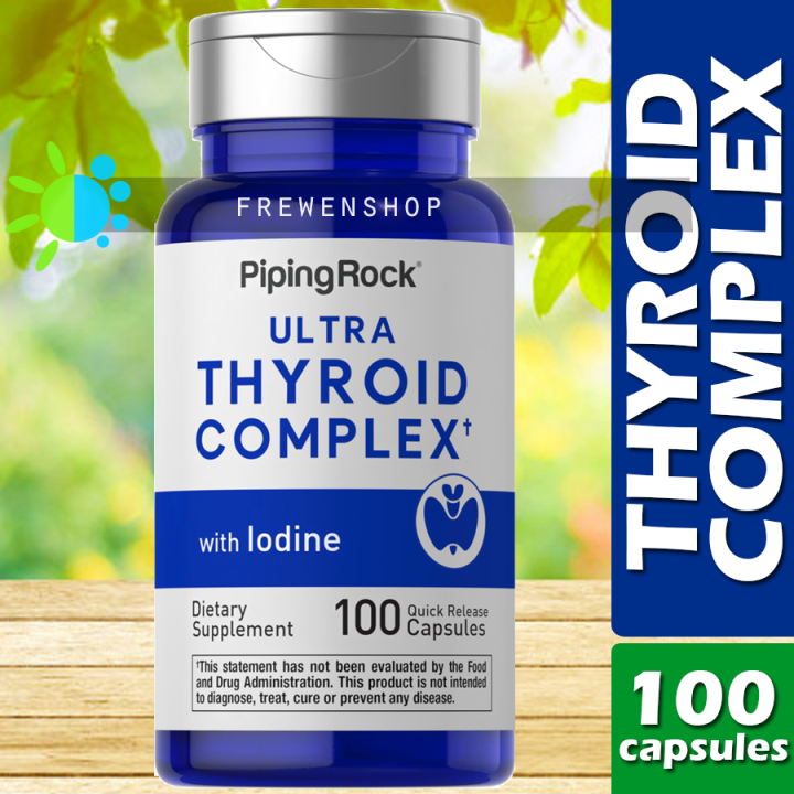 ULTRA THYROID COMPLEX with IODINE 100 Capsules Thyroid Support Supplement | Lazada PH