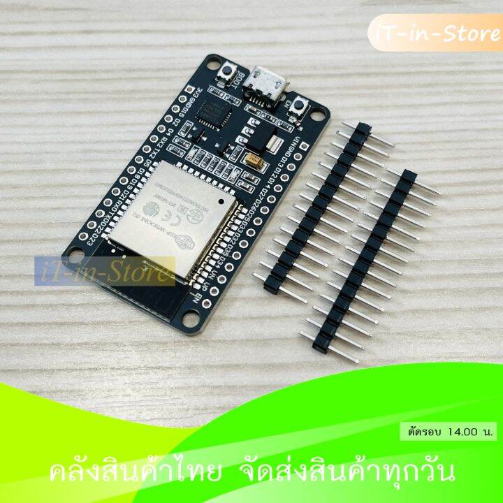 ESP32 WiFi Node32s ESP-32S NodeMCU Bluetooth Dual Cores รุ่น 30 Pins ...