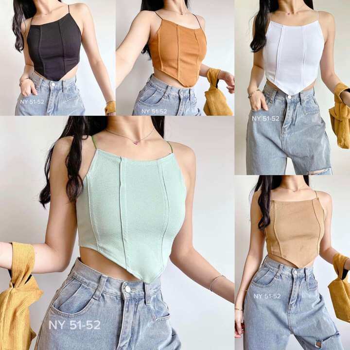 MAGGIE | STRING TOP WITH SHEIN TAG & ETIKETA FABRIC : SPECIAL FABRIC ...