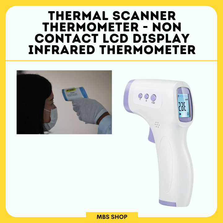ORIGINAL Thermal Scanner Thermometer - Non contact LCD Display Infrared ...