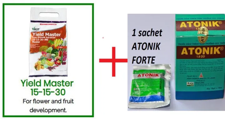 Yield Master 15-15-30 Plant Foliar Plant Fertilizer 1KG + 1 sachet ...