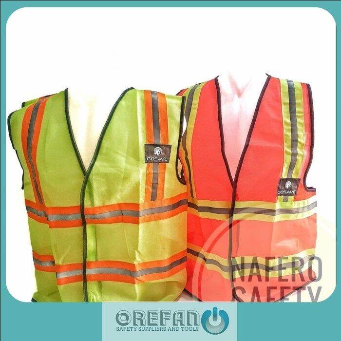 ROMPI SAFETY PROYEK APD K3 BAHAN POLYESTER KOMBINASI GOSAVE rompi ...