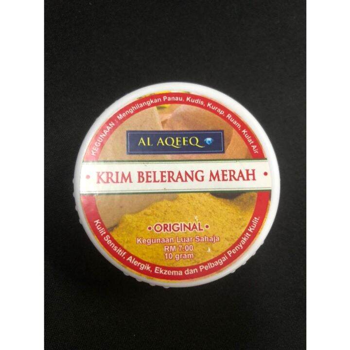 FAST SALE KRIM BELERENG MERAH AL AQEEQ ORIGINAL HQ 10g MERAWAT PELBAGAI ...
