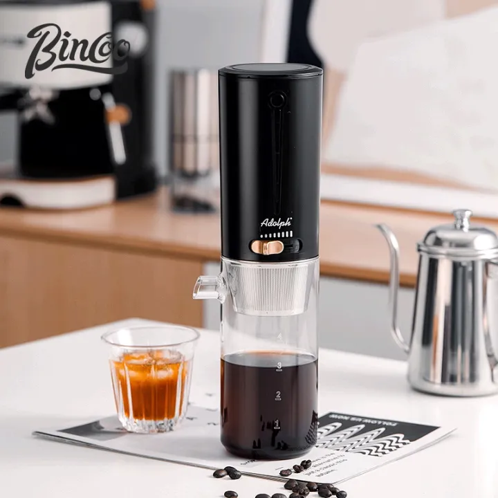 Bincoo Coffee Ice Drip Pot หม้อกาแฟในครัวเรือนหม้อสกัดเย็นพร้อมกระดาษกรอง | Lazada.co.th
