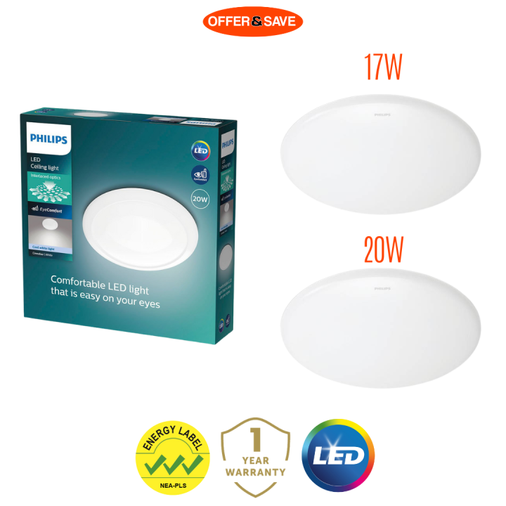 Philips LED Ceiling light 17W 20W CL200 | Lazada Singapore
