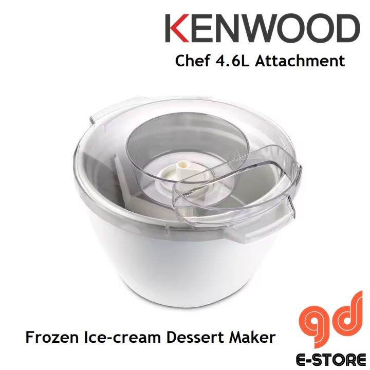 Kenwood 4.6L Chef Frozen Ice-Cream Dessert Maker Kitchen Machine ...