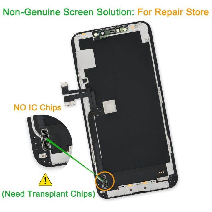 (NO TOUCH IC Chips) Incell OLED Display For Iphone 11 Pro Max 12 LCD ...