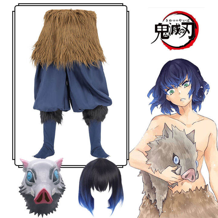 Anime Hashibira Inosuke Costume Demon Slayer No Yaiba Cosplay Costumes ...