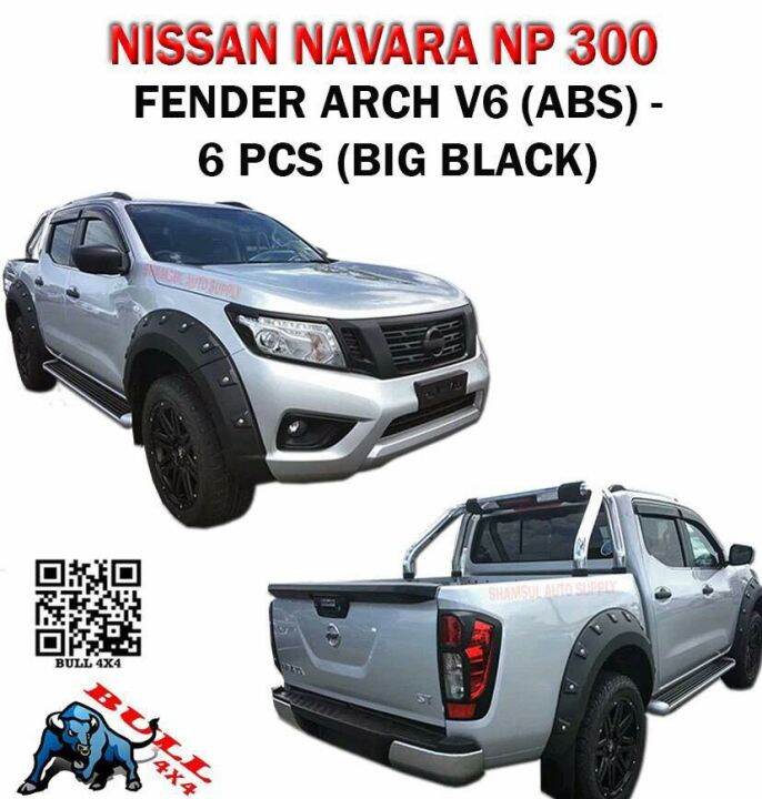 Nissan Navara np300 3 inch front rear fender flares flare arch arches ...