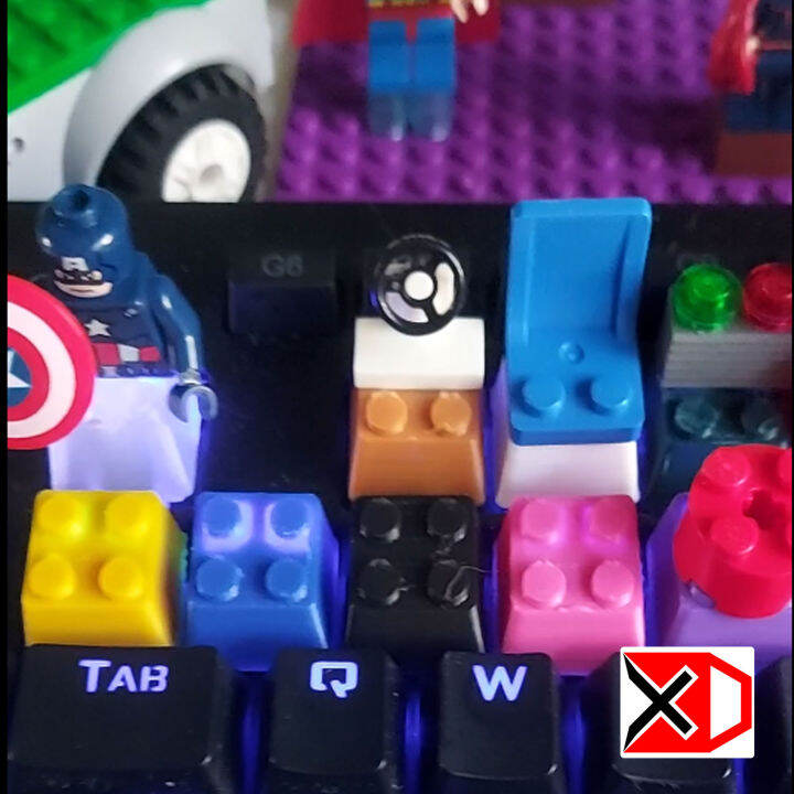 Lego Bricks Blocks Artisan Keycaps for mechanical keyboard - Cogo ...