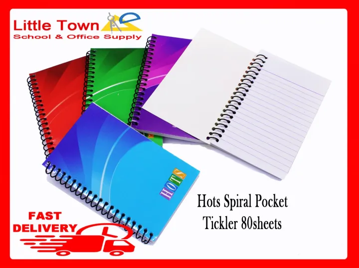 Hots Pocket Memo Side Spring Tickler Notebook | Lazada PH