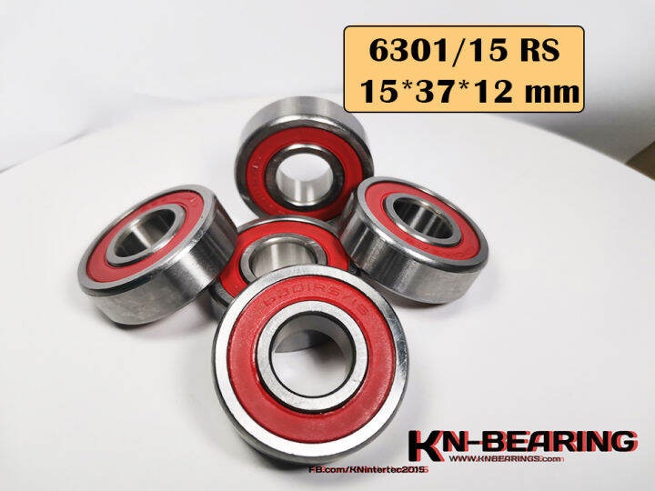 ตลับลูกปืน 6301/15 RS ยี่ห้อ MITSU ขนาด 15*37*12 สำหรับ มอไซด์ จักรยาน ...