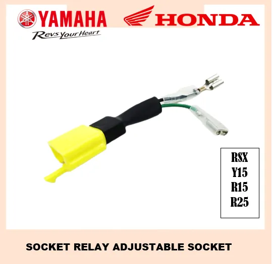 SOCKET RELAY ADJUSTABLE SOCKET ASSY Soket Converter RSX Y15 R15 R25 ...